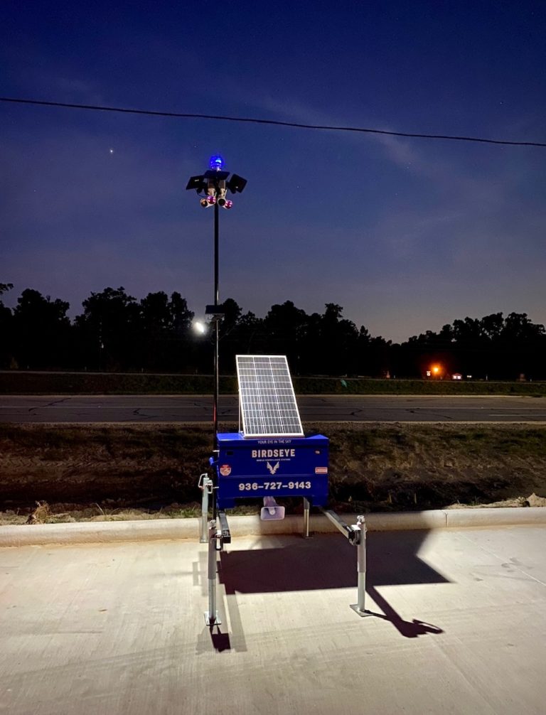 Job site Cameras - Birdseye Surveillance - Houston Texas